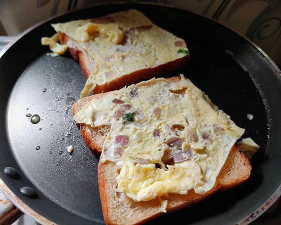 Egg Toast Recipe, How to make Egg Toast at Home - FoodBreeze