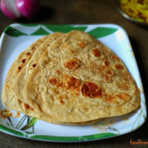Paratha Recipe, How to make Plain Paratha - FoodBreeze