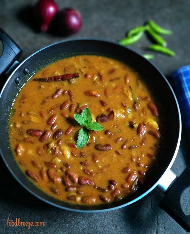 Rajma ki Sabji, Rajma Recipe, Easy Rajma Curry - FoodBreeze